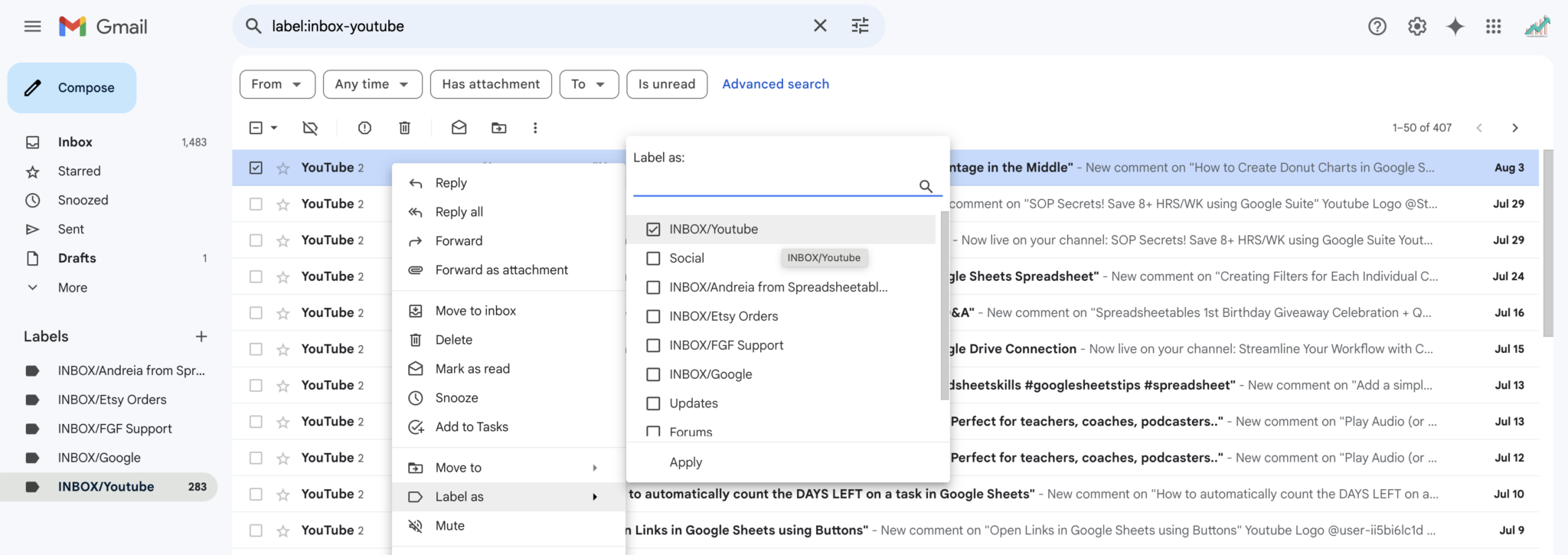 How to Export Emails from Gmail to Google Sheets Using Apps Script - SPREADSHEETABLES BLOG